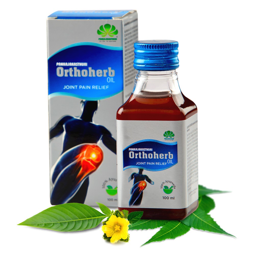 PANKAJAKASTHURI Ayurvedic Orthoherb Oil 100ml (Joint Pain Relief ...