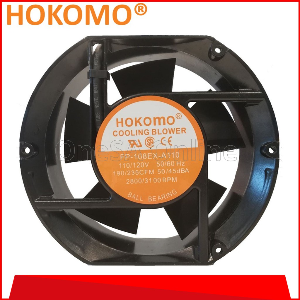 HOKOMO COOLING BLOWER FAN,6" 110VAC BALL BEARING(FP-108EX-A110) | Shopee Malaysia
