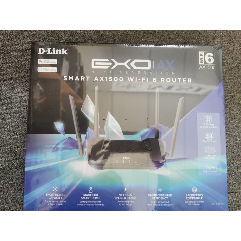 D-LINK EXO AX AX1500 Wi-Fi 6 Router DIR-X1560 | Shopee Malaysia