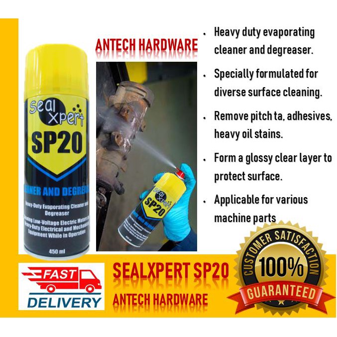 SEALXPERT 450ML MACHINE CLEANER AND DEGREASER SP20 | Shopee Malaysia