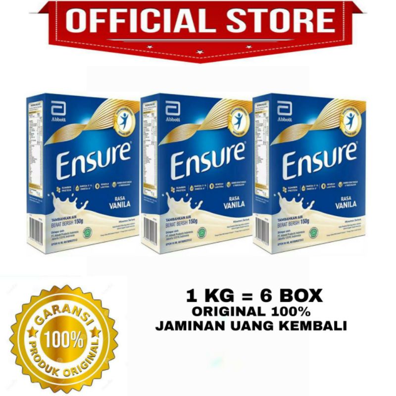 Ensure Milk 150gr Vanilla Flavor expired 2024 h | Shopee Malaysia