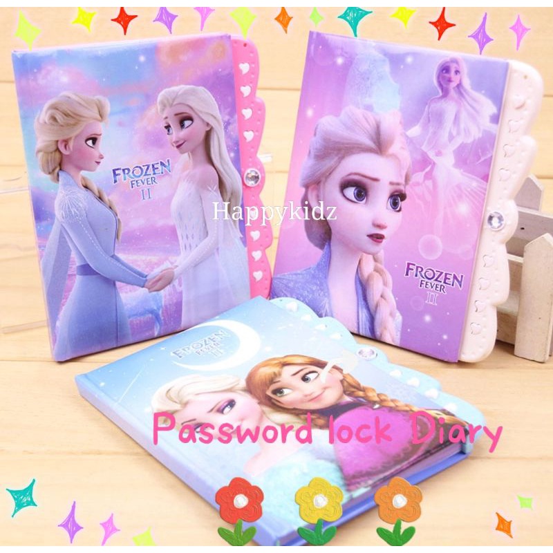 [Ready Stock] Kids Notebook 13x15cm with password lock Secrect Dairy ...