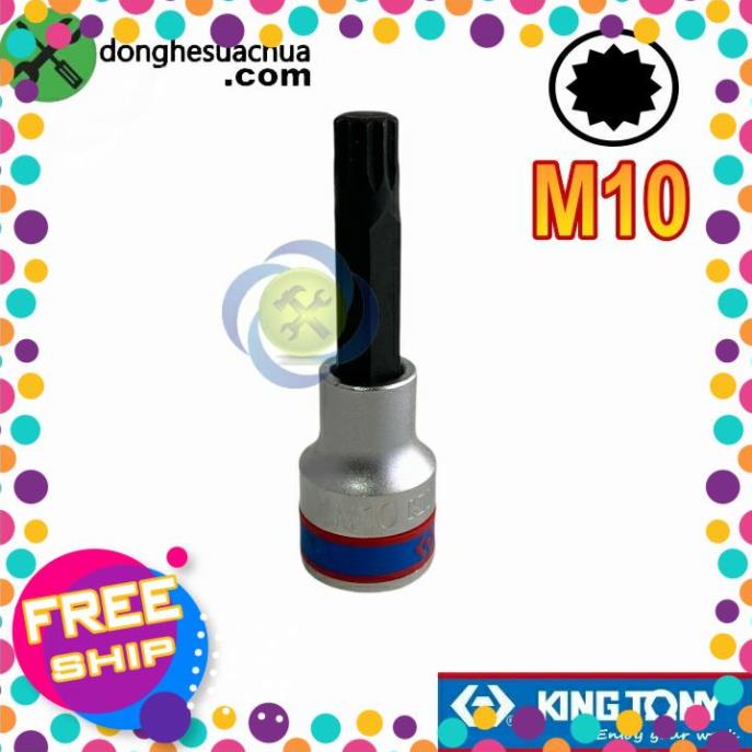 Genuine M10 Kingtony 12-sided star-shaped socket head 403610 80mm long ...