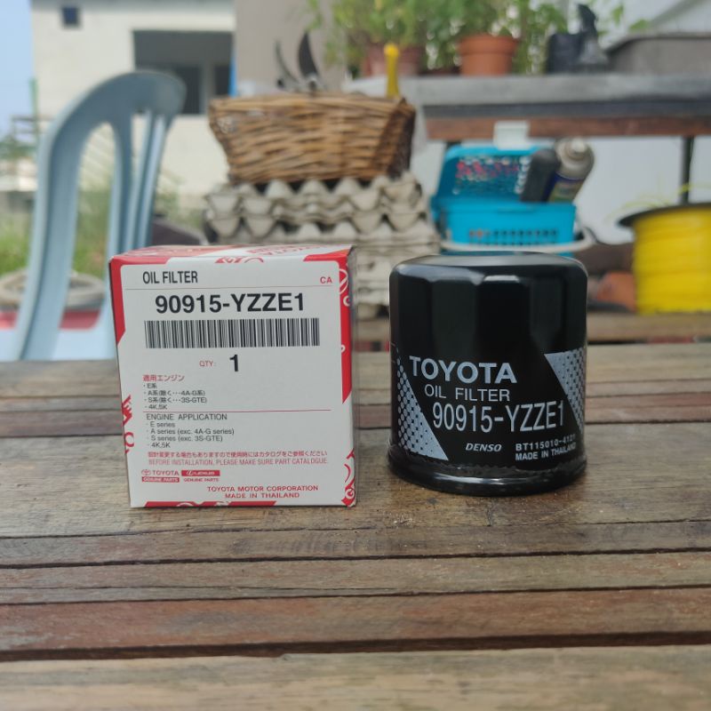 Toyota Genuine Oil Filter for Toyota Vios, Avanza, Yaris, Altis, Wish ...