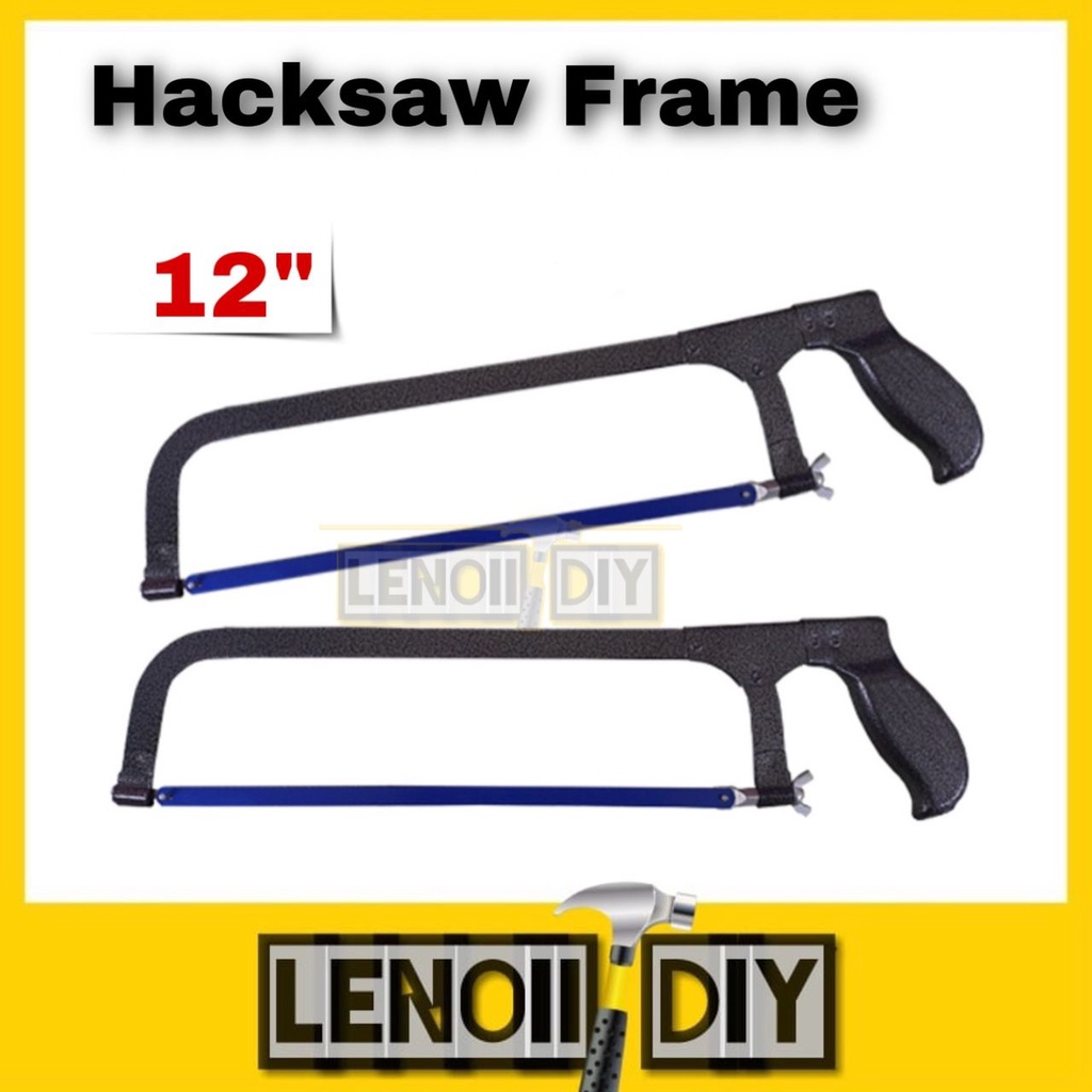 12” Metal Hacksaw Frame Gergaji Besi Prunning Saw Iron Handsaw Gergaji ...