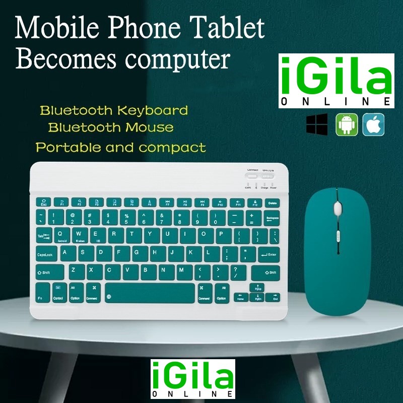 T-WOLF BLUETOOTH MOUSE KEYBOARD KB030+M12 COMPATIBLE WITH TABLET PC ...