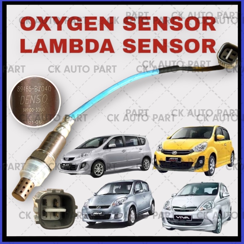 100% ORIGINAL DENSO PERODUA MYVI VIVA ALZA TOYOTA AVANZA O2 OXYGEN LAMBDA EXHAUST SENSOR 89465 ...