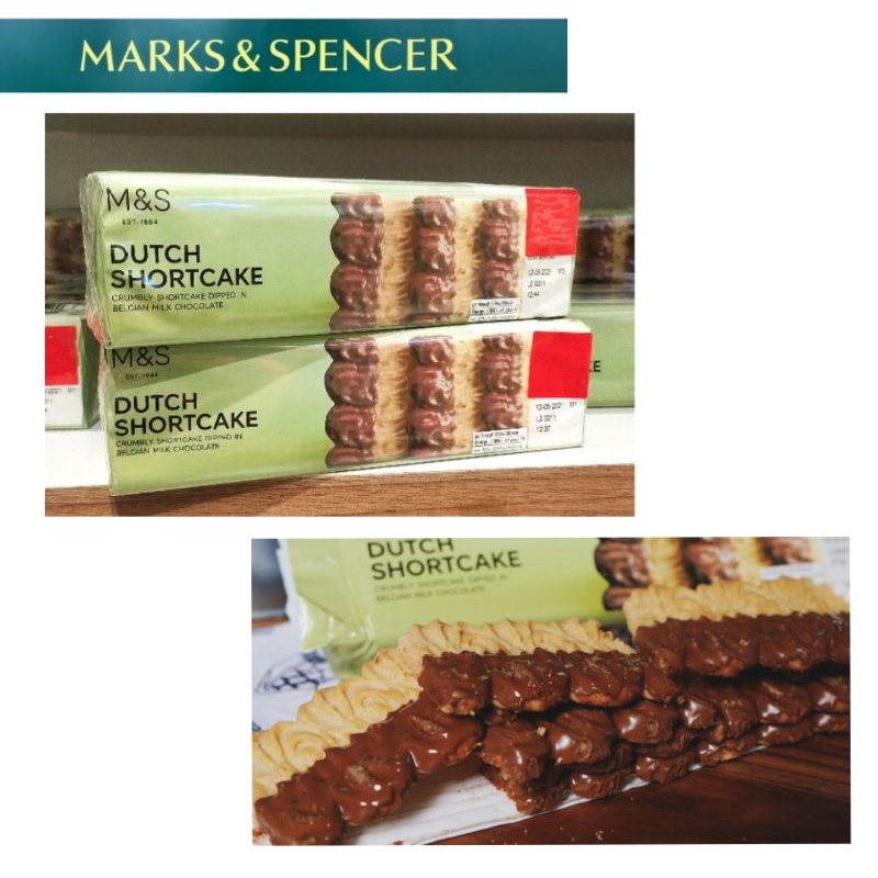 M&S Marks & Spencer Dutch Shortcake 18pcs (150g) | Shopee Malaysia