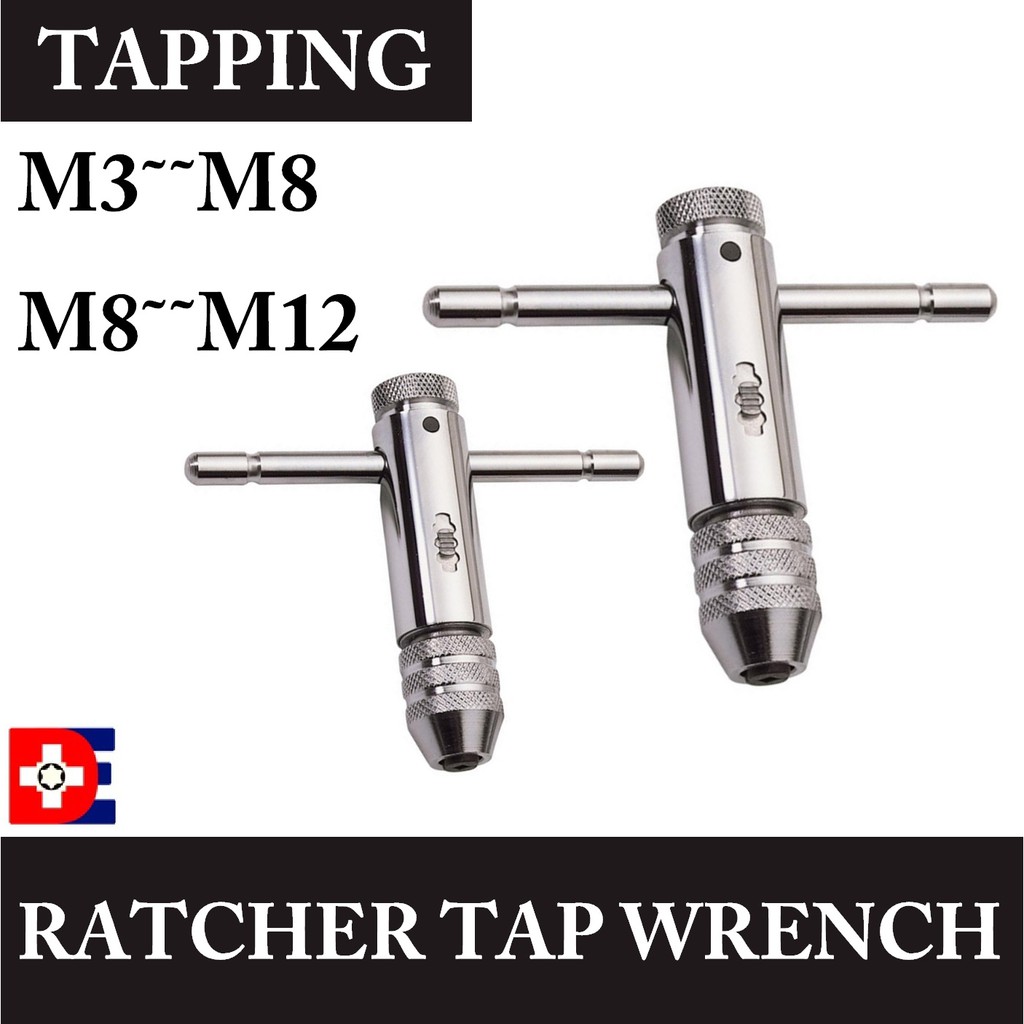 Taiwan t-handle Ratchet tap wrench tap handle for hand tap machine tap ...