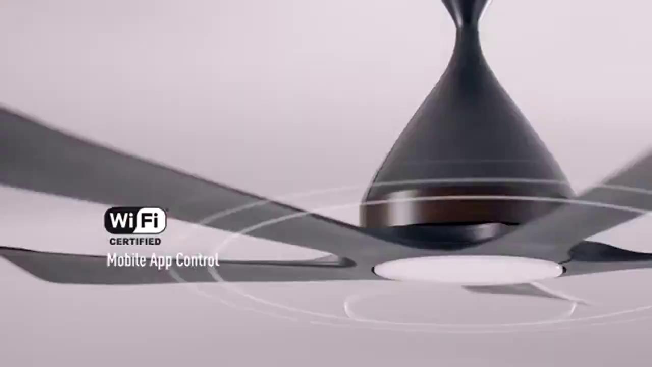 Panasonic 48" WIFAN Wifi 3-Blade DC Ceiling Fan | F-M12ECVBKH F ...