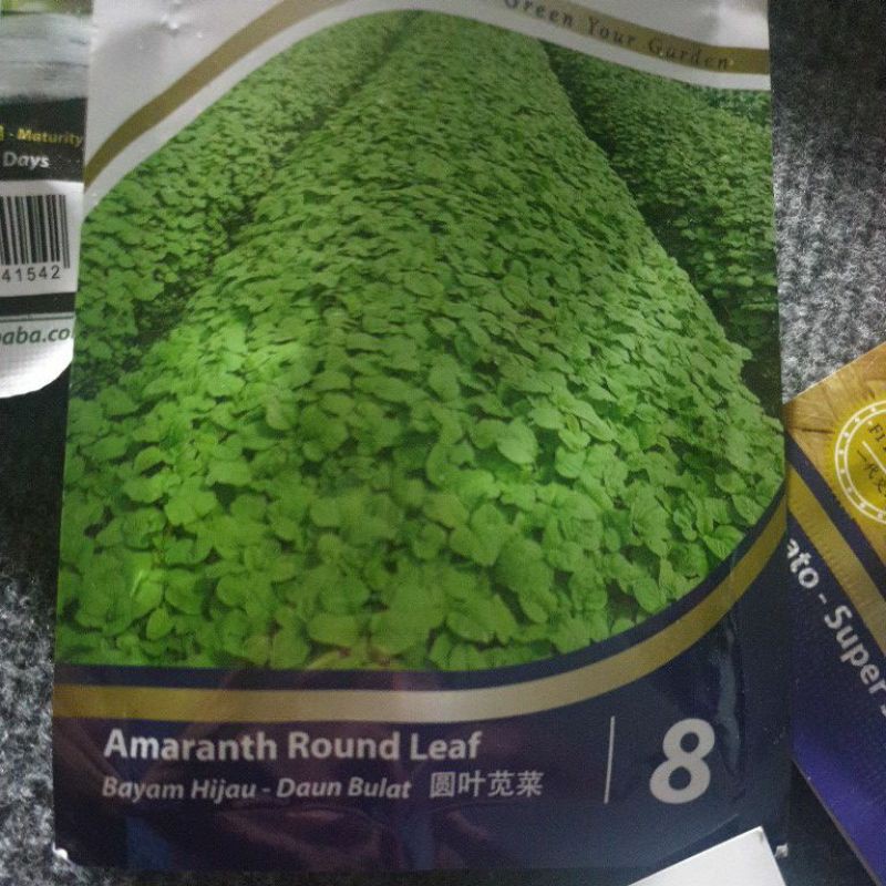 LOCAL SELLER READY STOCK repacked Bayam Hijau Bulat Amaranth Round Leaf ...