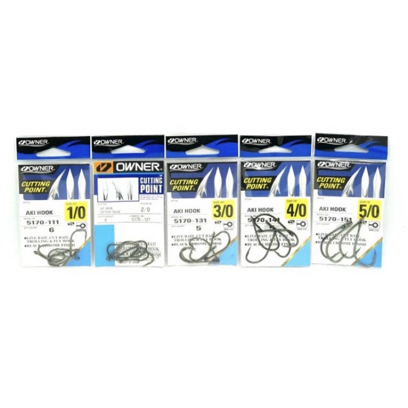 OWNER 5170 CUTTING POINT AKI HOOK SALT WATER SPECIAL (MATA KAIL PANCING ...