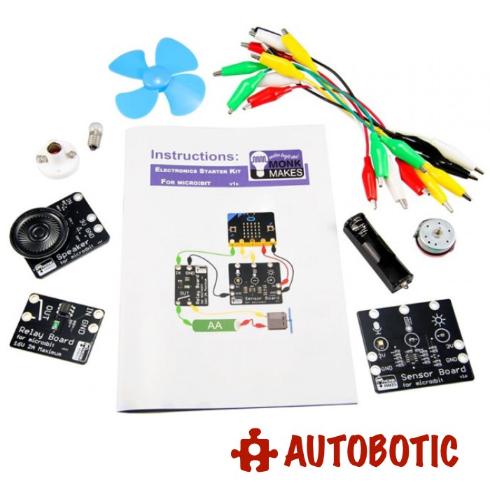Monk Makes Electronic Starter Kit for Microbit / Micro:bit [PROMO PRICE ...