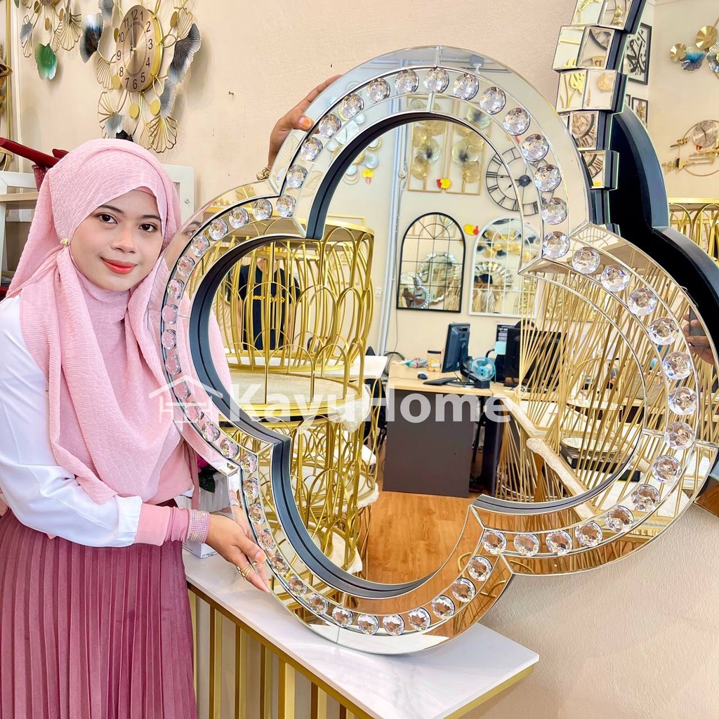 Cermin Moden Modern Mirror Premium Style Home Decor KayuHome | Shopee ...