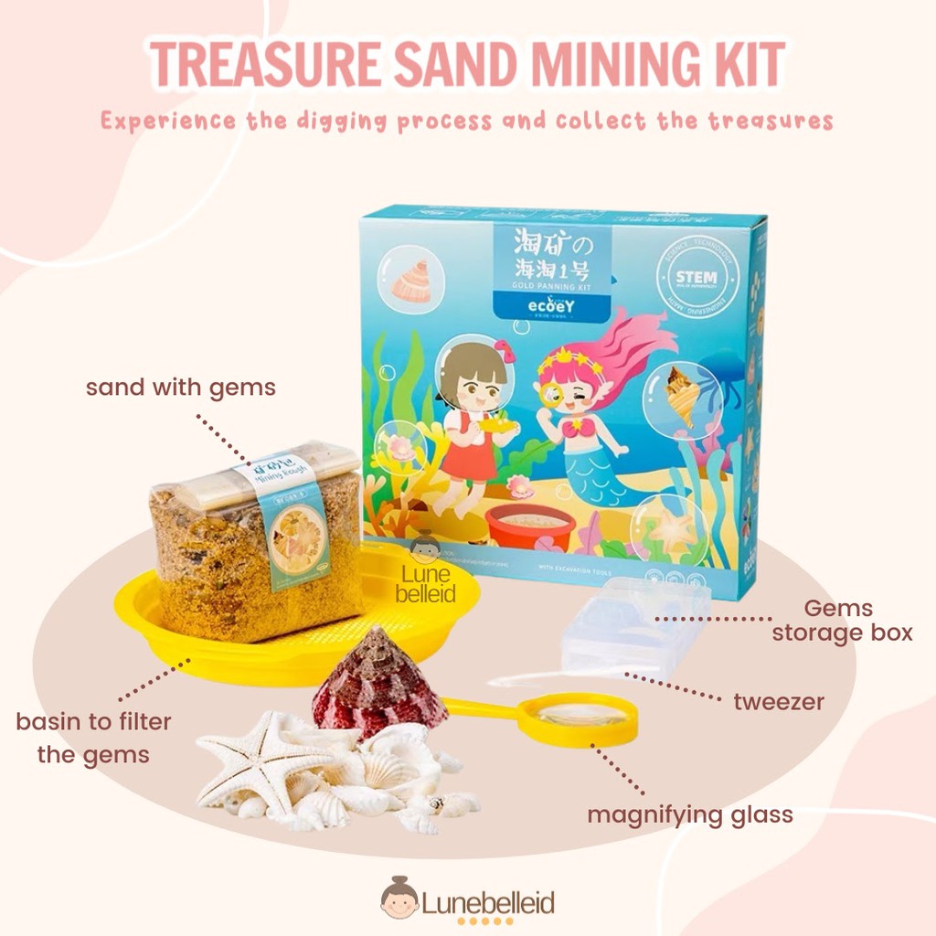 Ecoey Sand Mining Treasure Hunt Kit / Treasure Digging Toy | Shopee ...