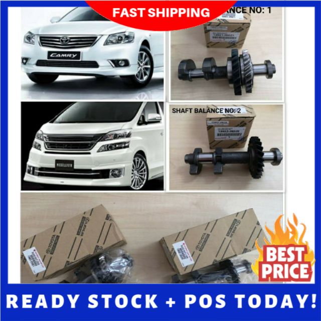 ORIGINAL TOYOTA GENUINE ACR50 ANH20 ACV30 ACV40 ACR30 ANH10 2AZFE BALANCE SHAFT | Shopee Malaysia