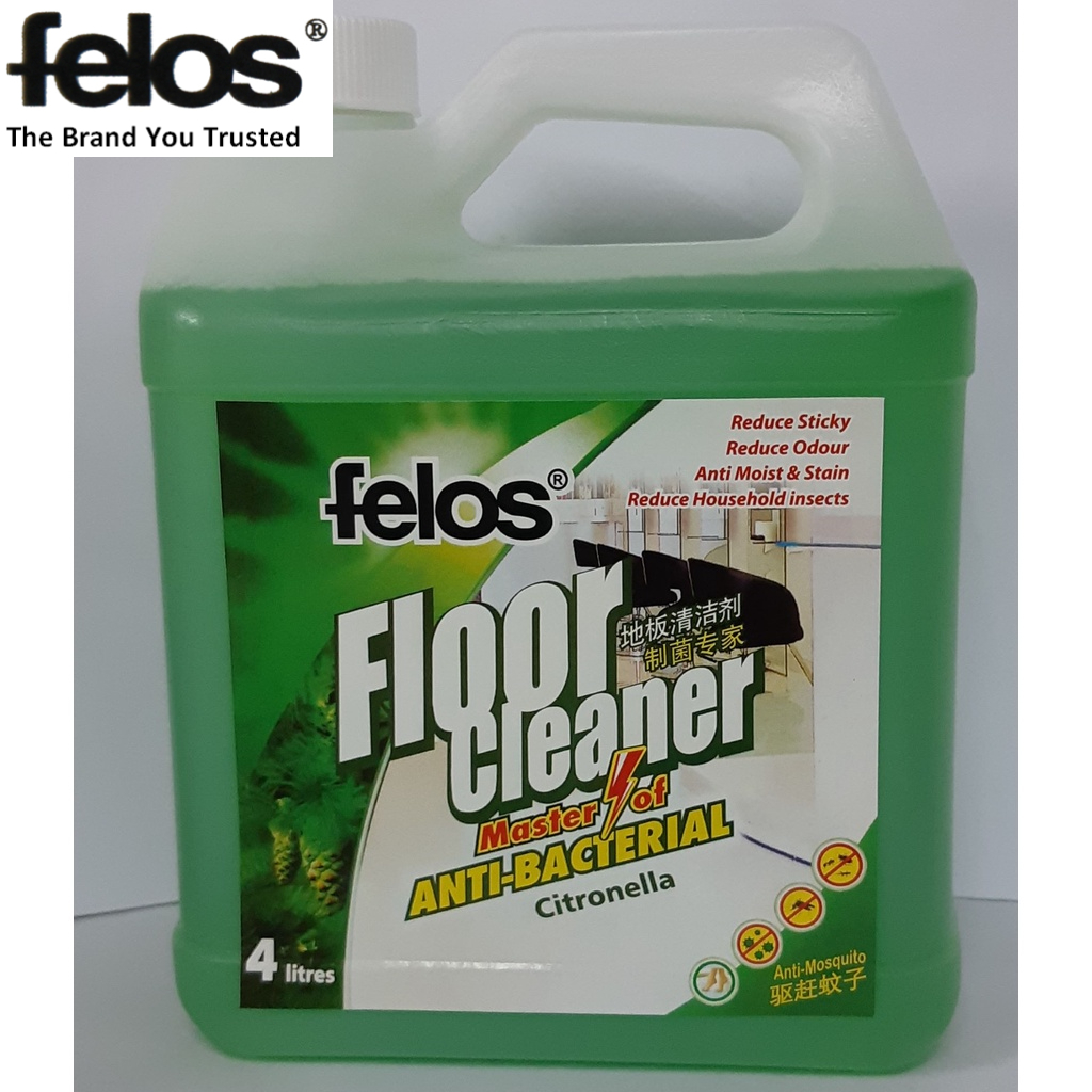 FELOS Citronella Floor Cleaner 4L non-toxic usable for (Marble ...