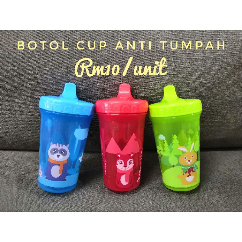 Botol air cup anti tumpah (boleh minum sambil baring) | Shopee Malaysia