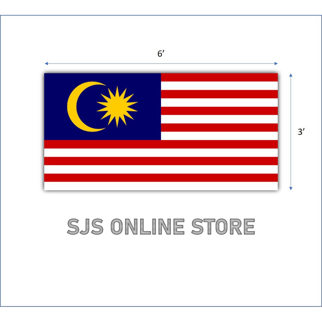 Malaysia Flag | Bendera Malaysia (3' X 6' Standard Size) | Shopee Malaysia