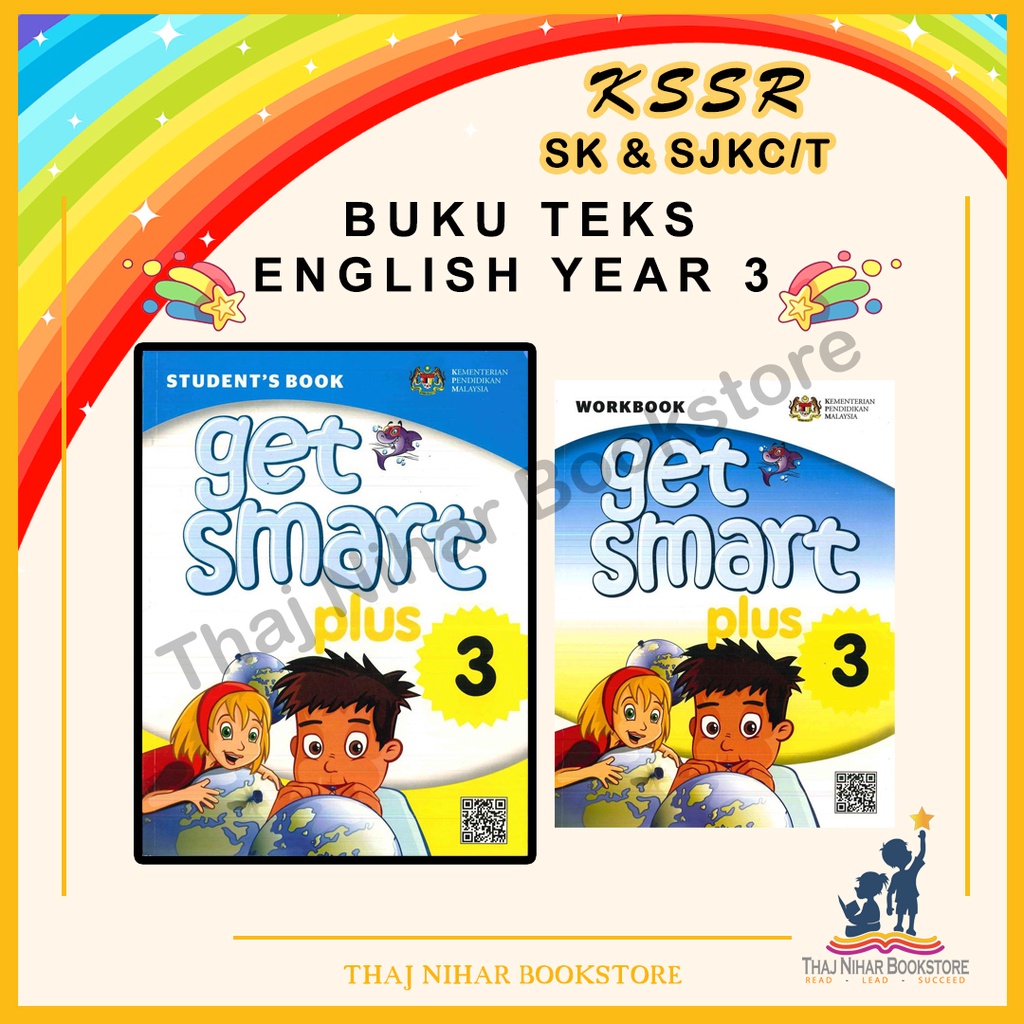 Textbook 2022 : Buku Teks English Get Smart Plus 3 Student & Workbook ...