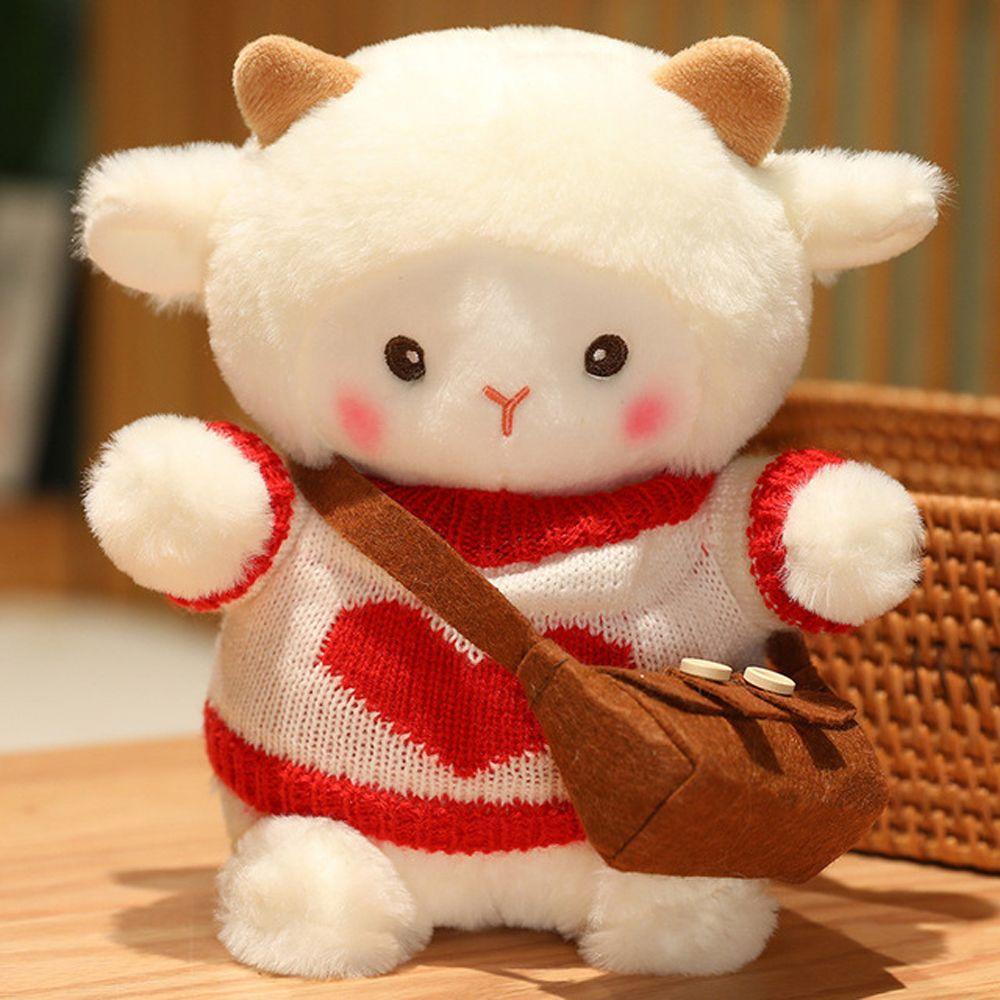 LANFY Little Sheep Plush Toy Cute Children Gift Plushie Dolls Crossbody ...