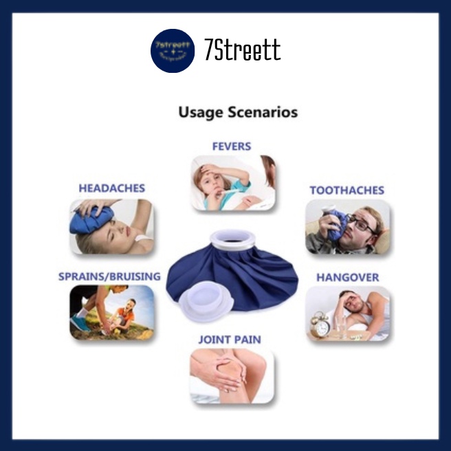 ICE BAG 12 INCH Beg Ais Rawatan Kecederaan | Bekas Letak Air Batu | Beg ...