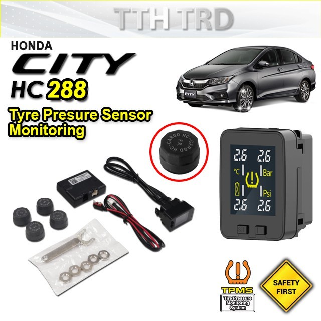 Honda City Tire Pressure Monitoring System TPMS With Sirim Certified HC ...