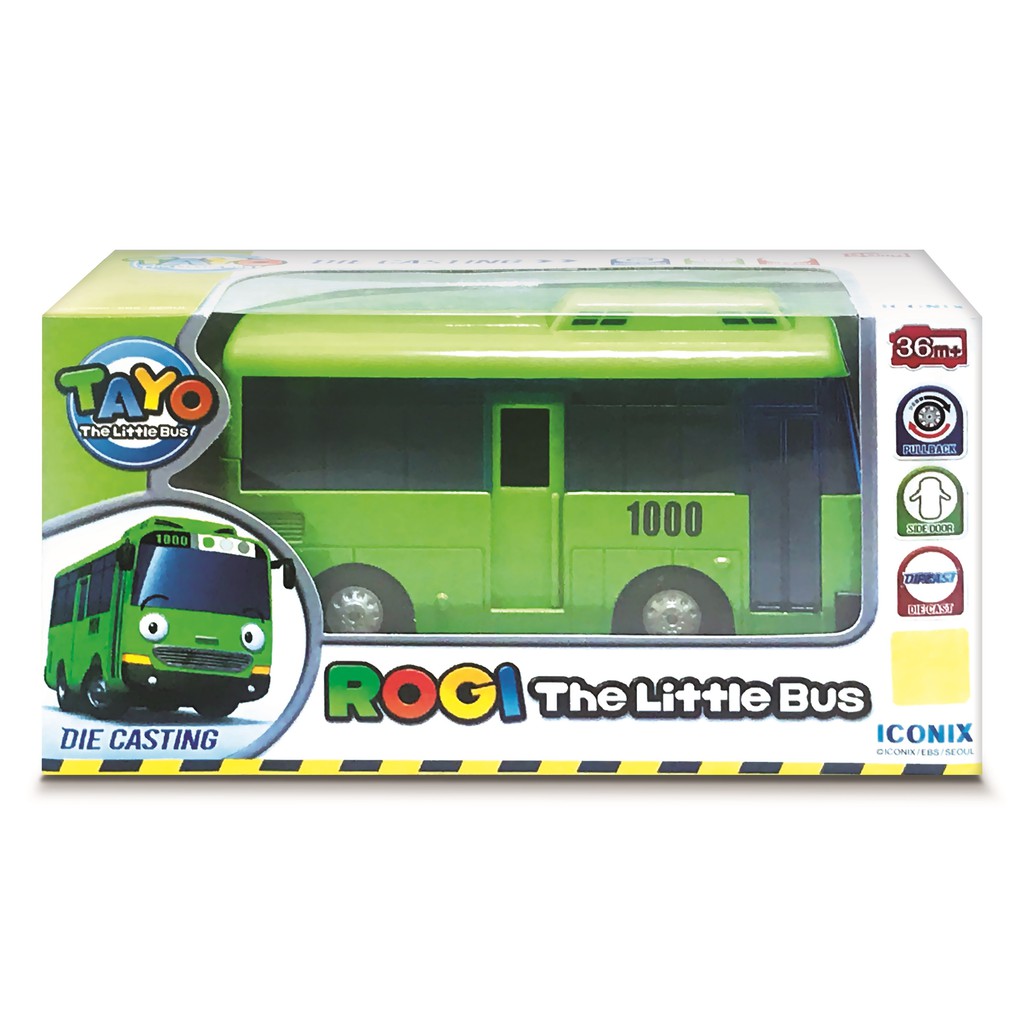 HIJAU Tayo The Little Bus 117020 Diecast Rogi - Green Carrot Original ...