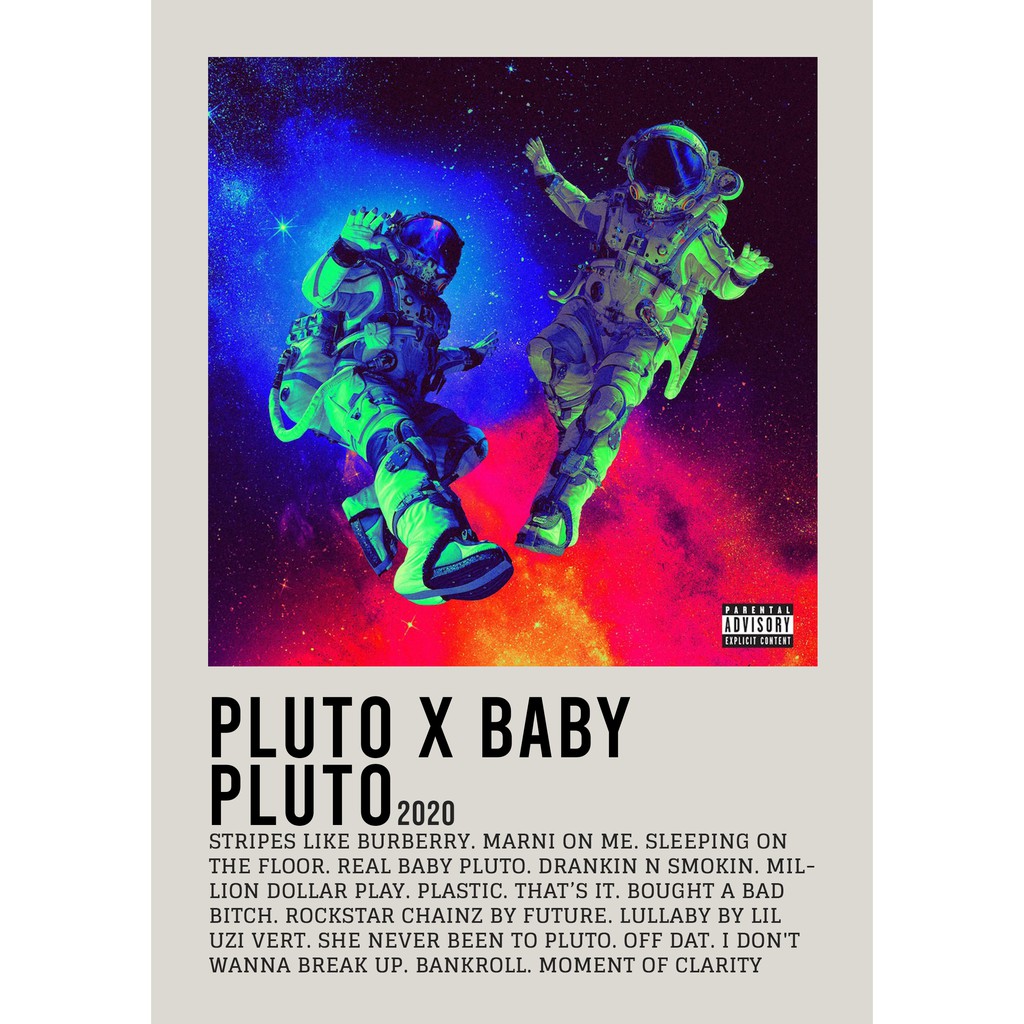 【READY STOCK】Aesthetic Poster Wall Pluto x Baby Pluto album by Lil Uzi ...