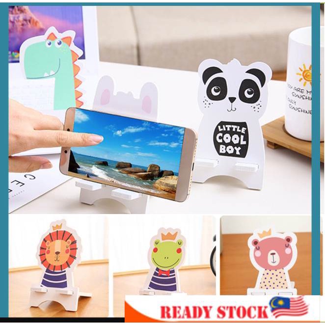Handphone Stand Cute Animal Designs Book Reading Stand handphone Holder ...
