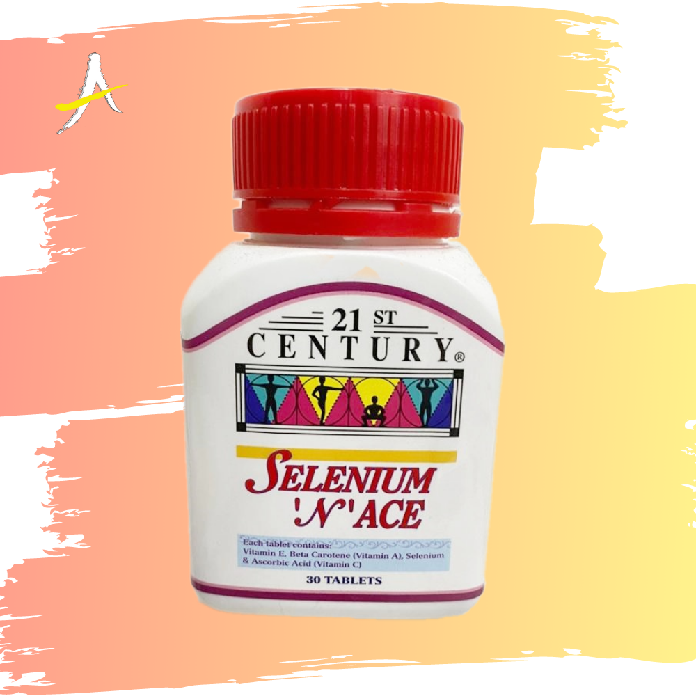 21st Century Selenium N ACE 30 Tablets | Shopee Malaysia