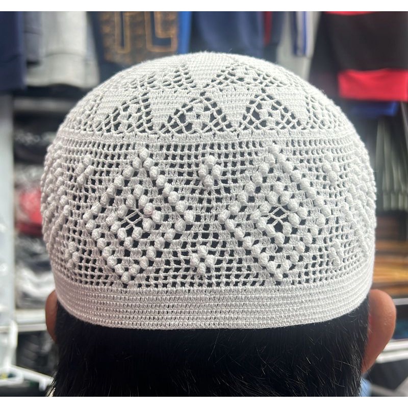 PUTIH Tight white Bangladeshi peci / imported Arabic peci | Shopee Malaysia