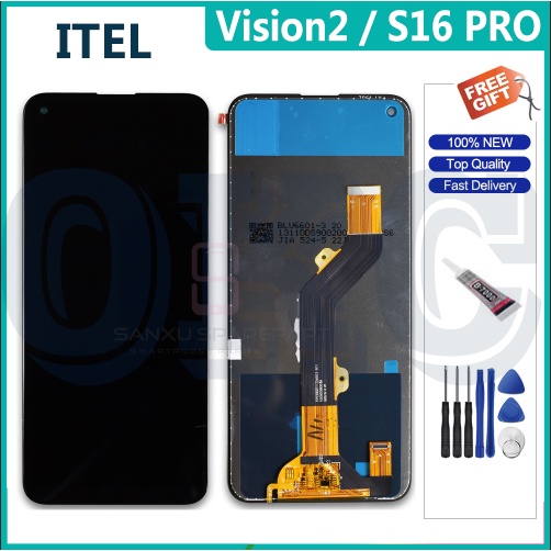 Original For Itel Vision 2 LCD Display Touch Screen Digitizer Full Set ...