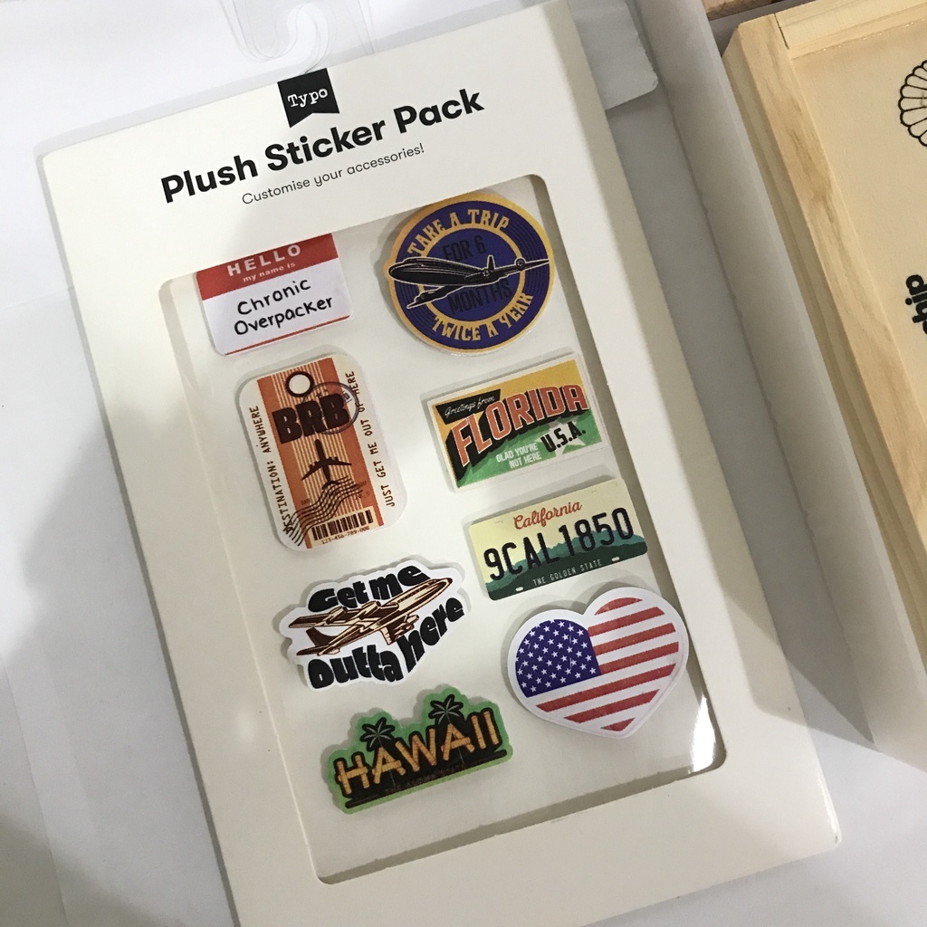 TYPO Sticker / Plush Sticker Pack / One Piece Per Pack | Shopee Malaysia