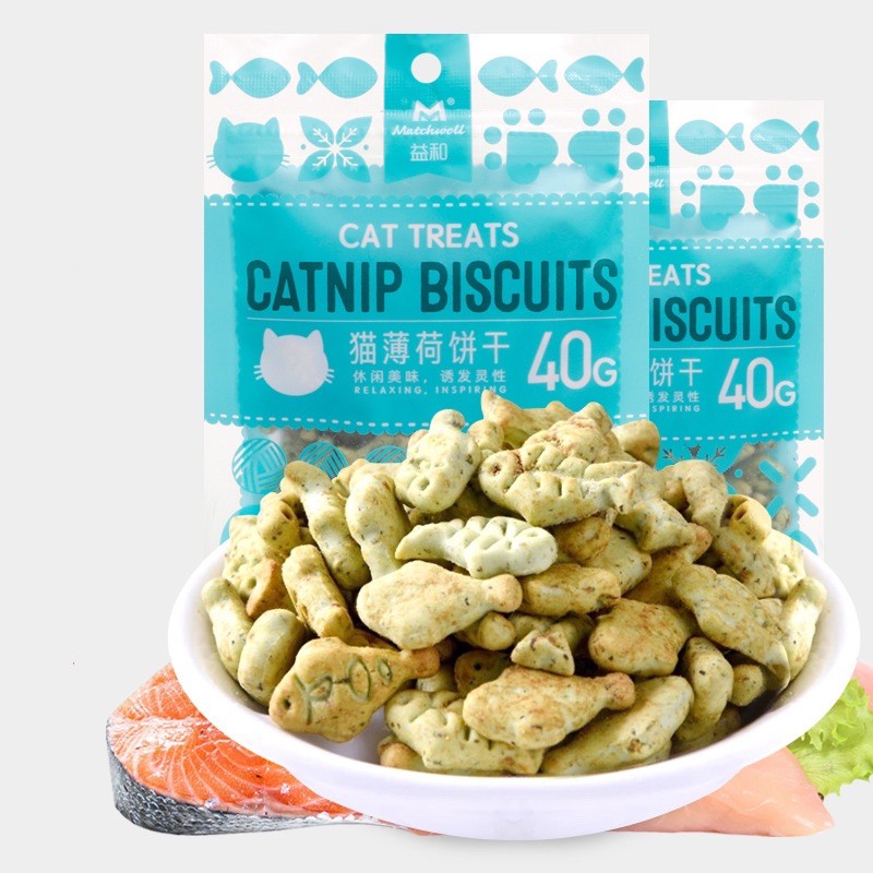 😺READY STOCK😺40g Pet Cat Catnip Biscuits Snack | Shopee Malaysia