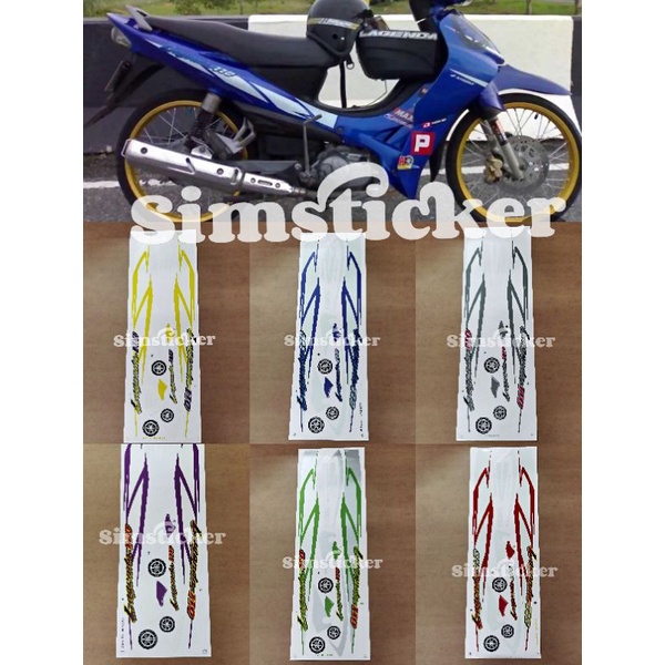 SRL 110 /LAGENDA 110 (4) BODY STICKER | Shopee Malaysia