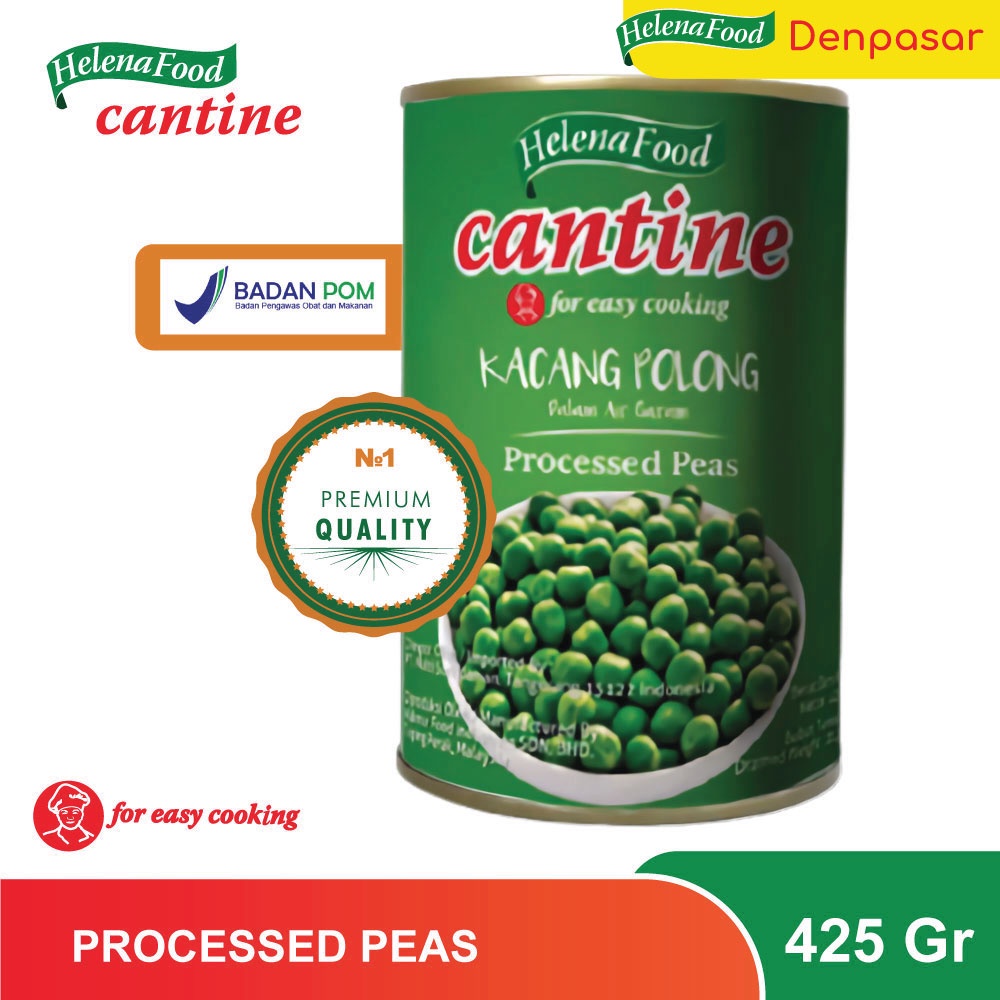Cantine canned Peas - Processed Peas 425 g | Shopee Malaysia