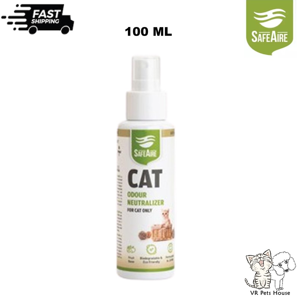 SAFEAIRE Odour Neutralizer Spray Suitable For All Breed Cat For Stain ...