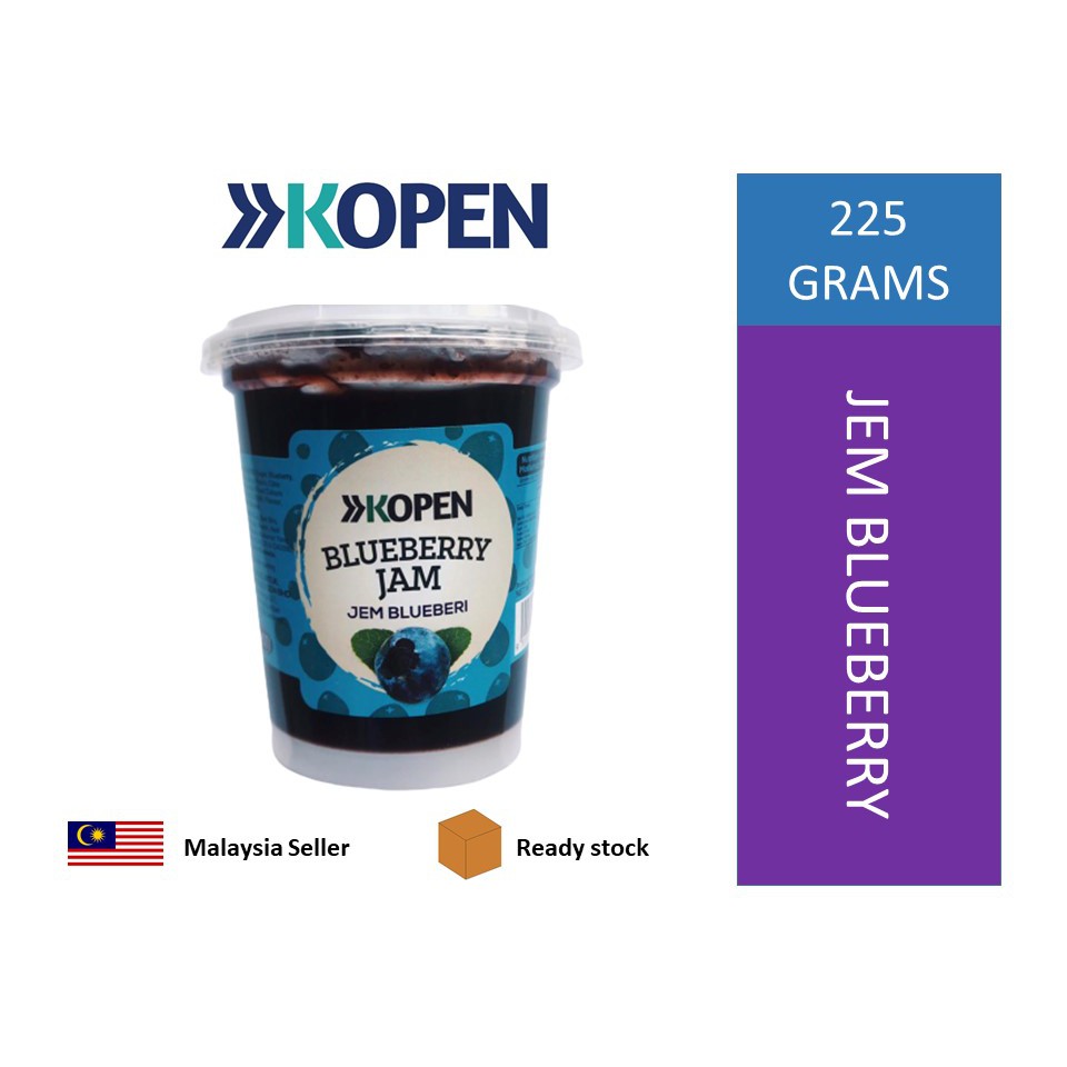 JEM BLUEBERRY ( KOPEN ) SEDAP DIMAKAN DENGAN ROTI,BISKUT DAN SEBAGAINYA ...