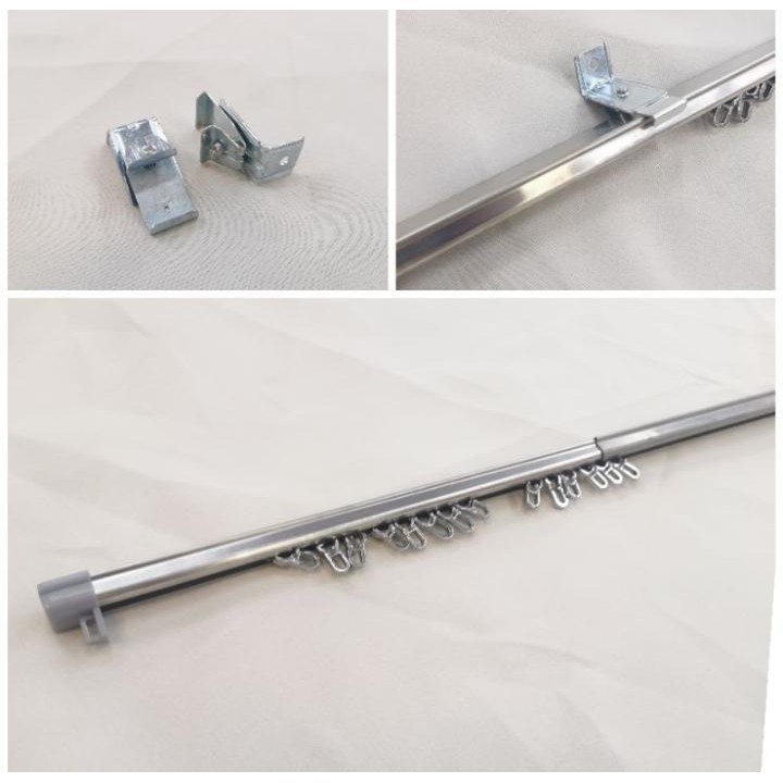 Solid stainless steel adjustable/besi tarik railing track/Fullset ...
