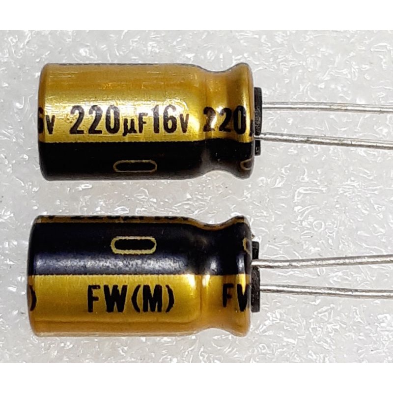 Nichicon FW 220uf 16v capacitor | Shopee Malaysia