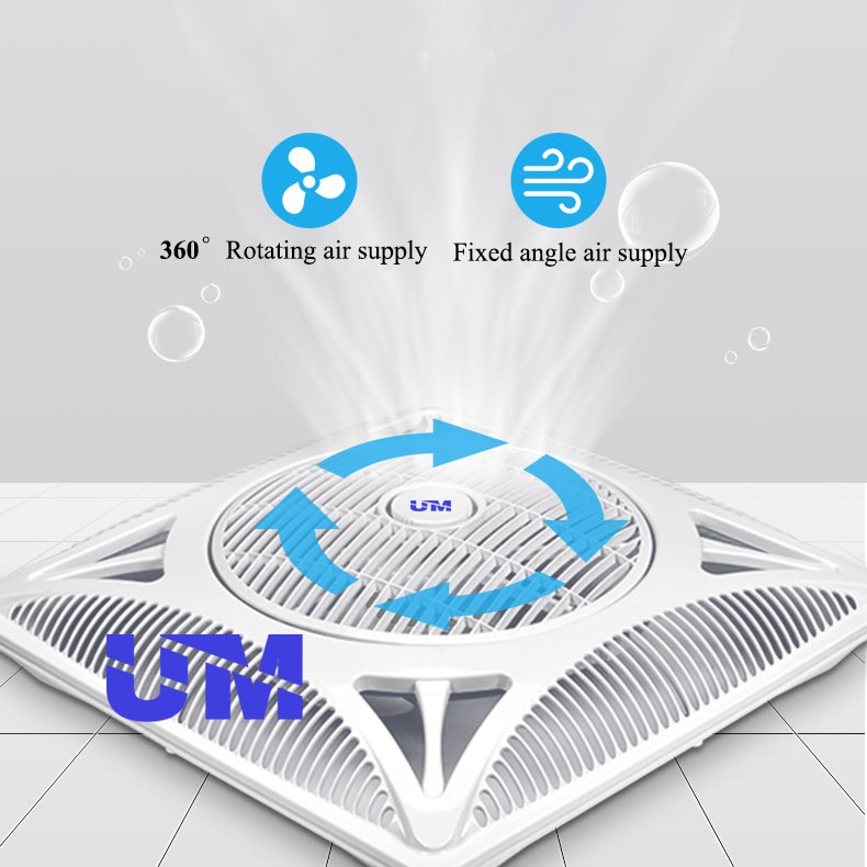 LED light Ceiling fan Recessed Mounted Surface Mounted 360 degree ...
