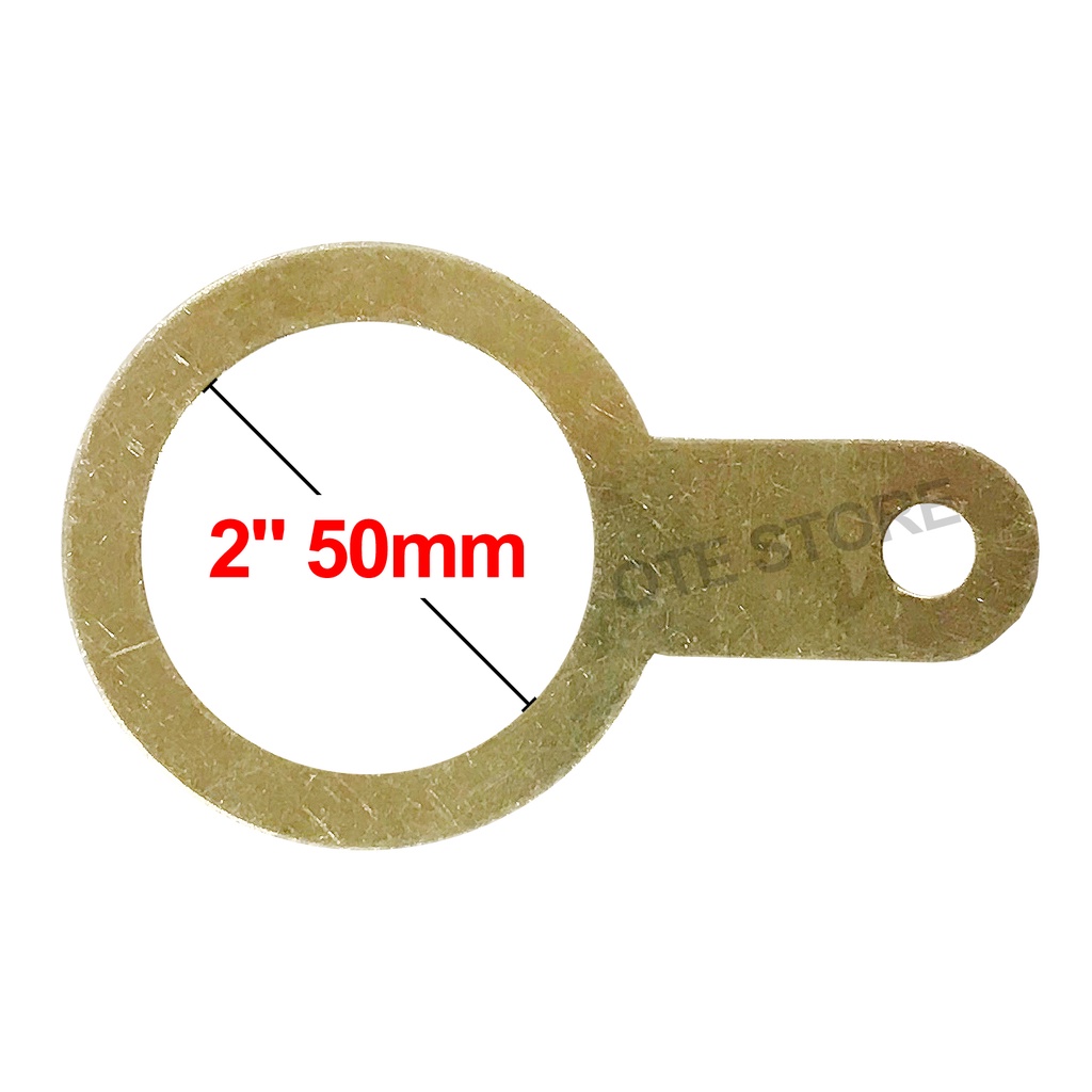 Copper Brass Earth Tag 3/4" (20mm), 1" (25mm), 1 1/4" (32mm), 1 1/2 ...
