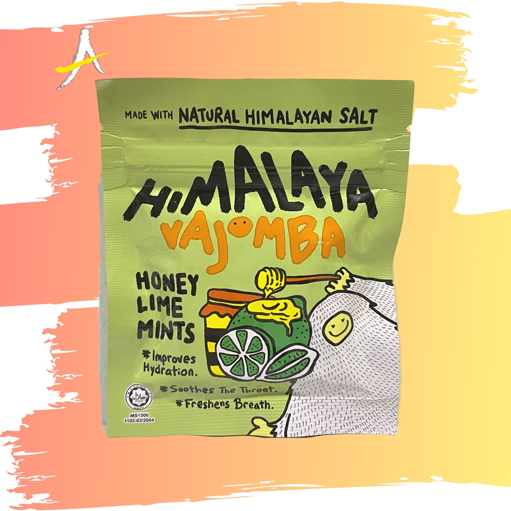 Himalaya Vajomba Honey Lime Mints 15g (Made with Natural Himalayan Salt ...