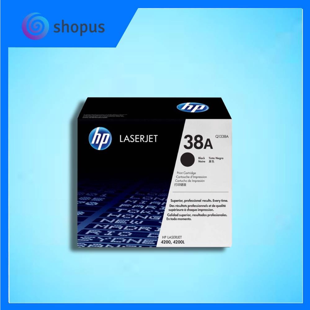HP 38A Black LaserJet Toner Cartridge (Q1338A) | Shopee Malaysia