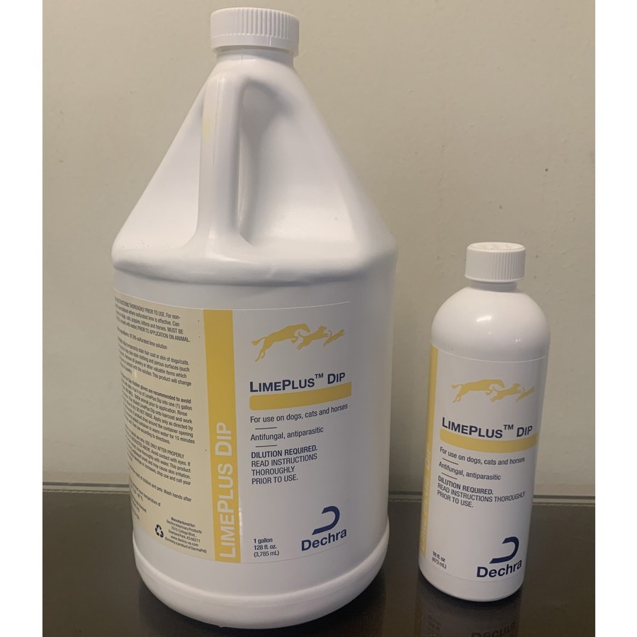 Dechra LimePlus Dip Mange Dip Antifungal Dip for cats & dogs 118/236 ...