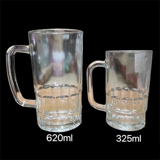 B20 Transparent Big Glass Mug Cup 325ml 620ml 1000ml / Big Glass Beer ...
