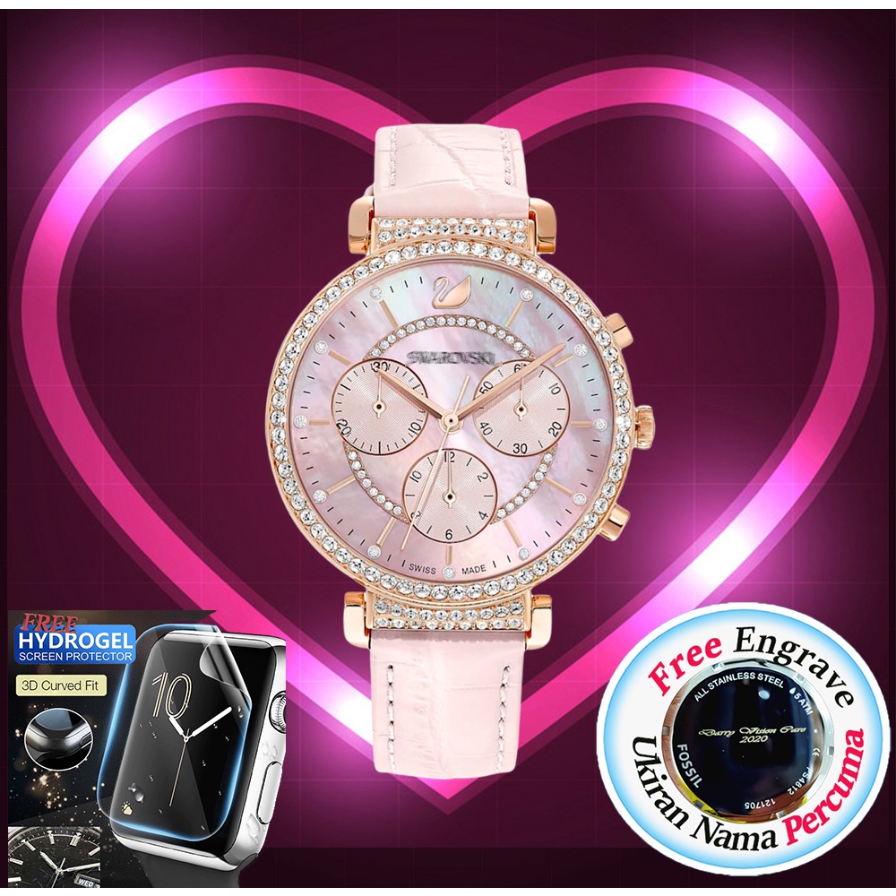 [FREE ENGRAVE [Swarovski2022 Passage]-5580352/5580342 Chronograph Pink ...