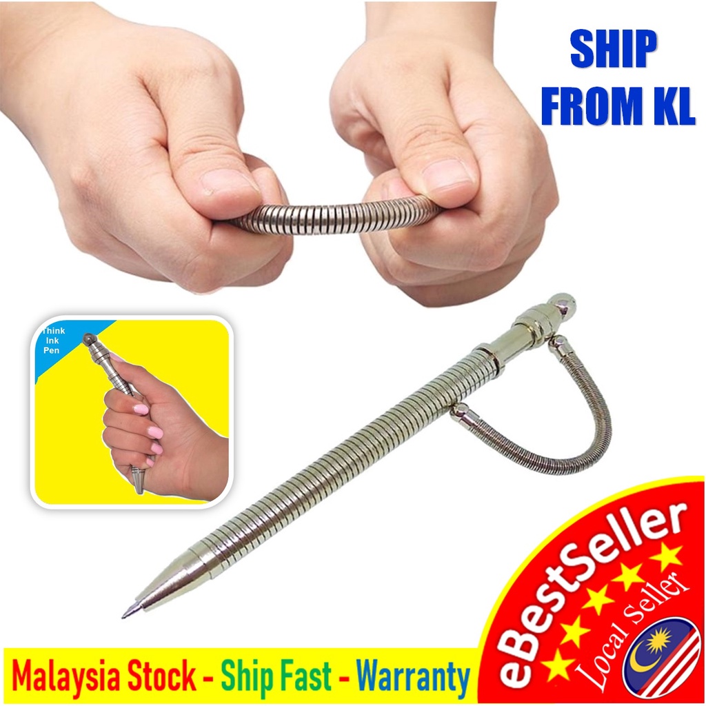 Magnetic Metal Think ink pen Finger Fidget Release Stress Toy | Shopee ...