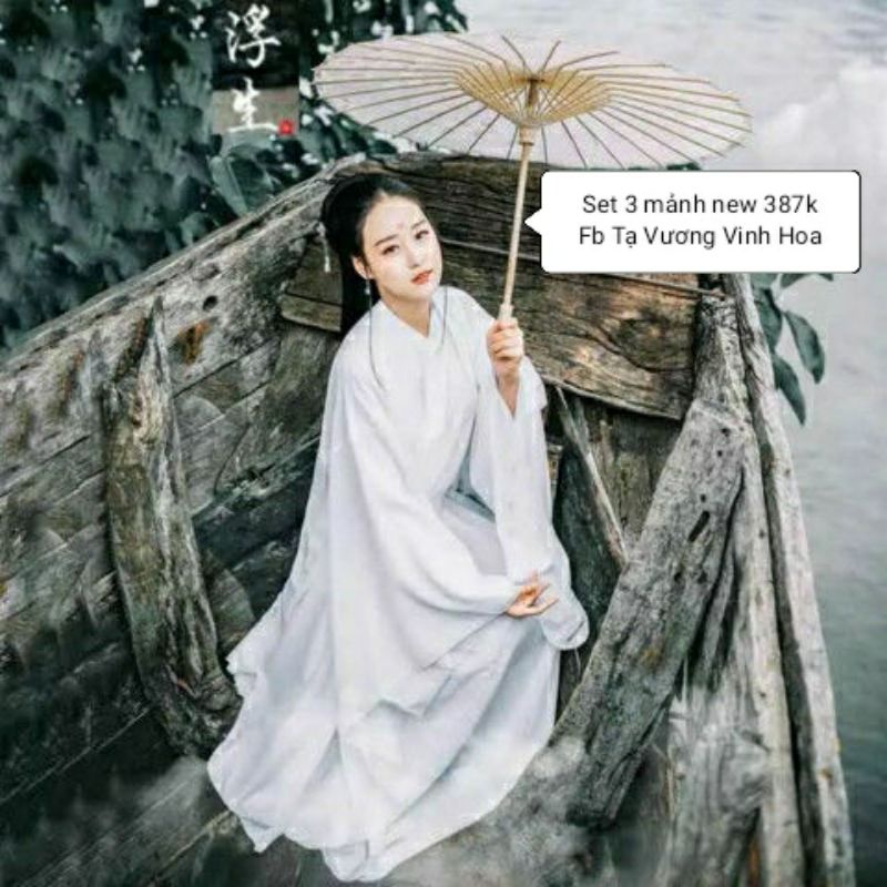 Genuine 3-piece Chinese ancient hanfu Set (with real photos) | Shopee ...